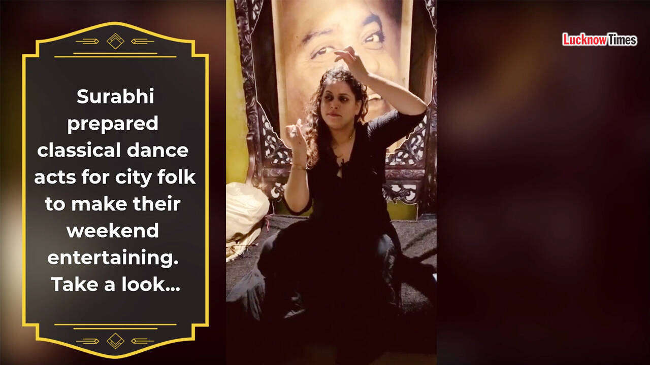 Kathak dancer Surabhi Singh's special dance for Lucknowites