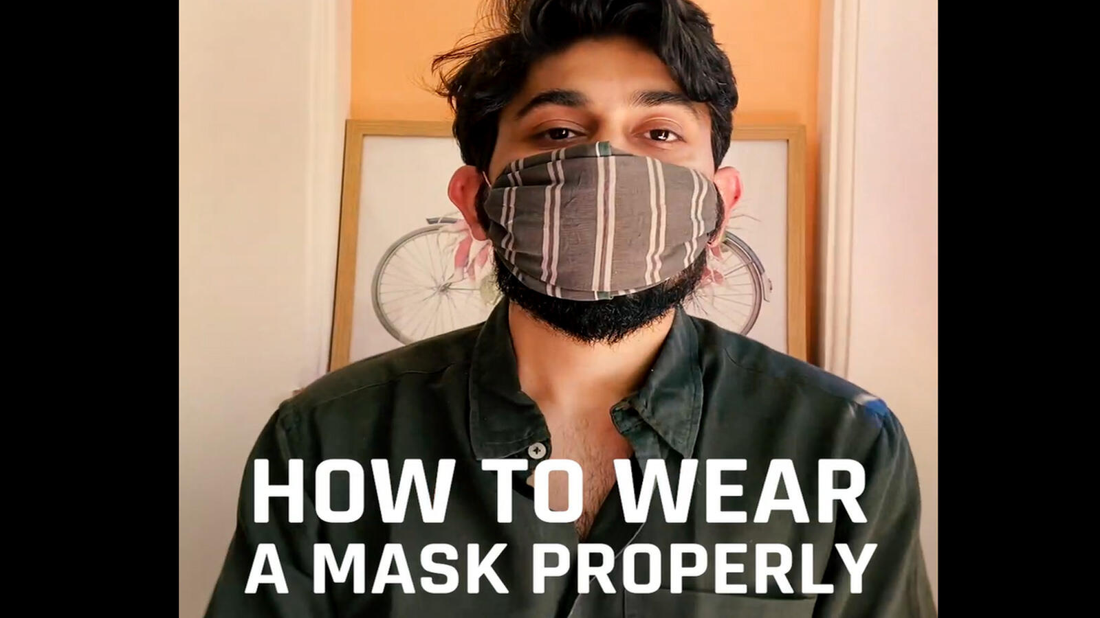 How to wear a mask properly