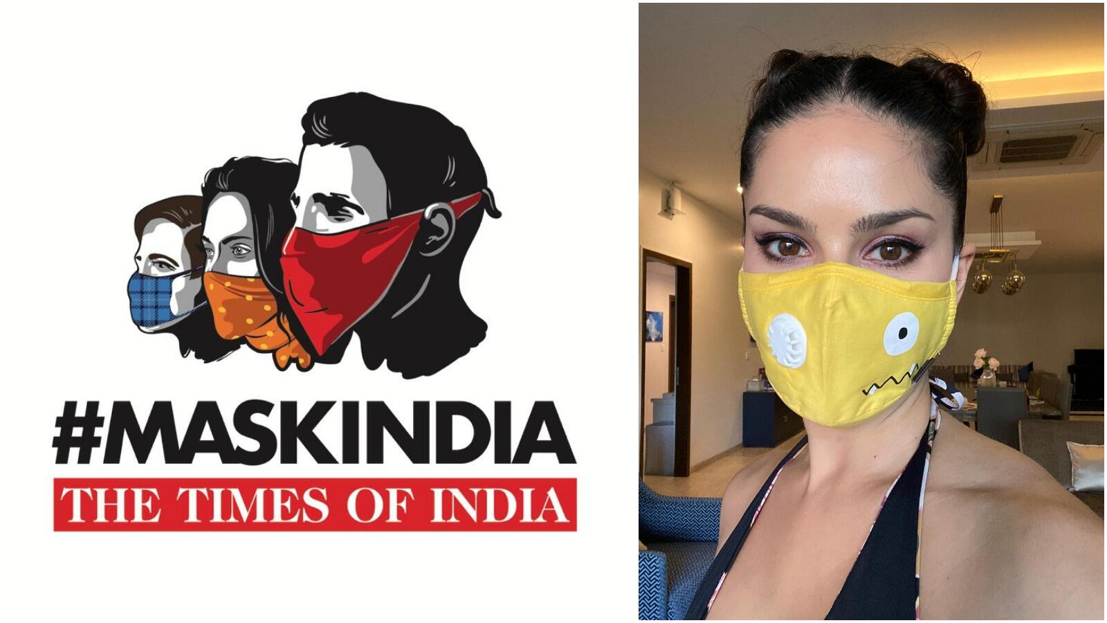 #MaskIndia: Sunny Leone urges fans to wear a mask