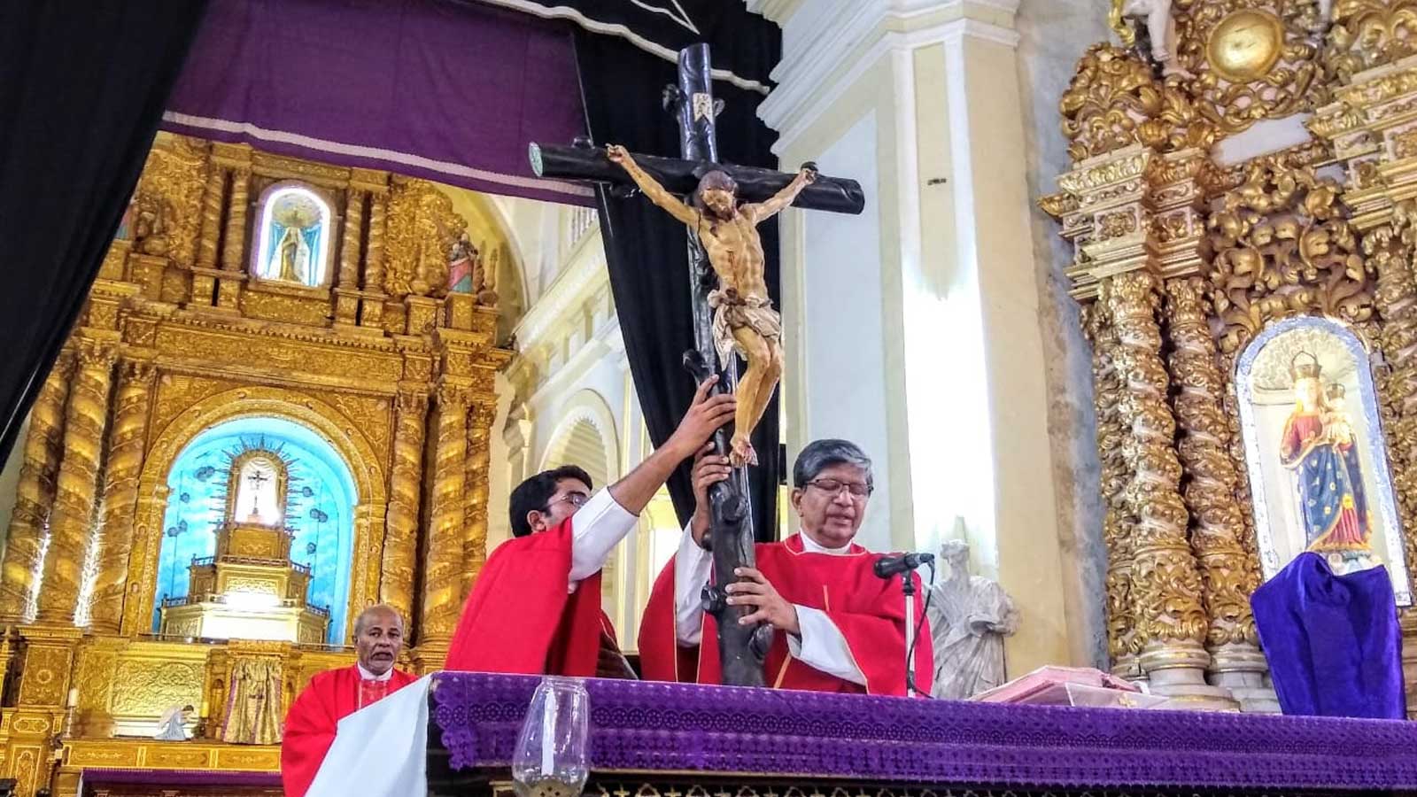 COVID-19 crisis: Good Friday service at Our Lady of the Immaculate ...