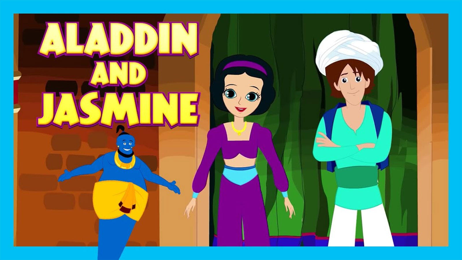 Popular Kids Songs and English Nursery Story 'Aladdin and Jasmine' for ...