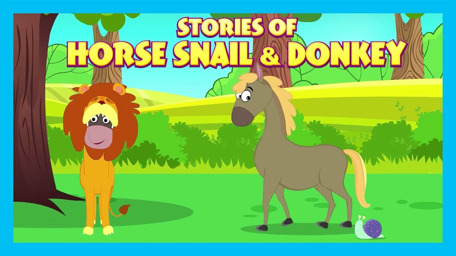 Popular Kids Songs and English Nursery Story 'Horse Snail & Donkey ...