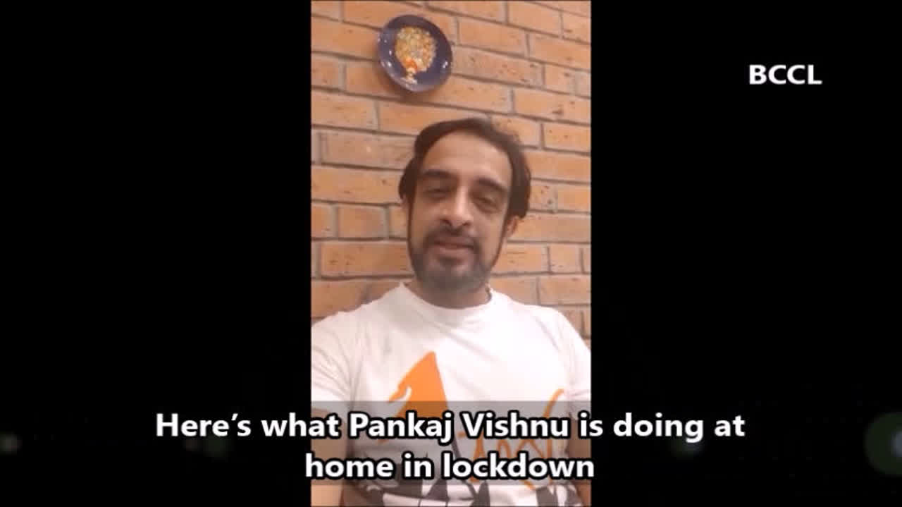 Here’s what Pankaj Vishnu is doing at home in lockdown