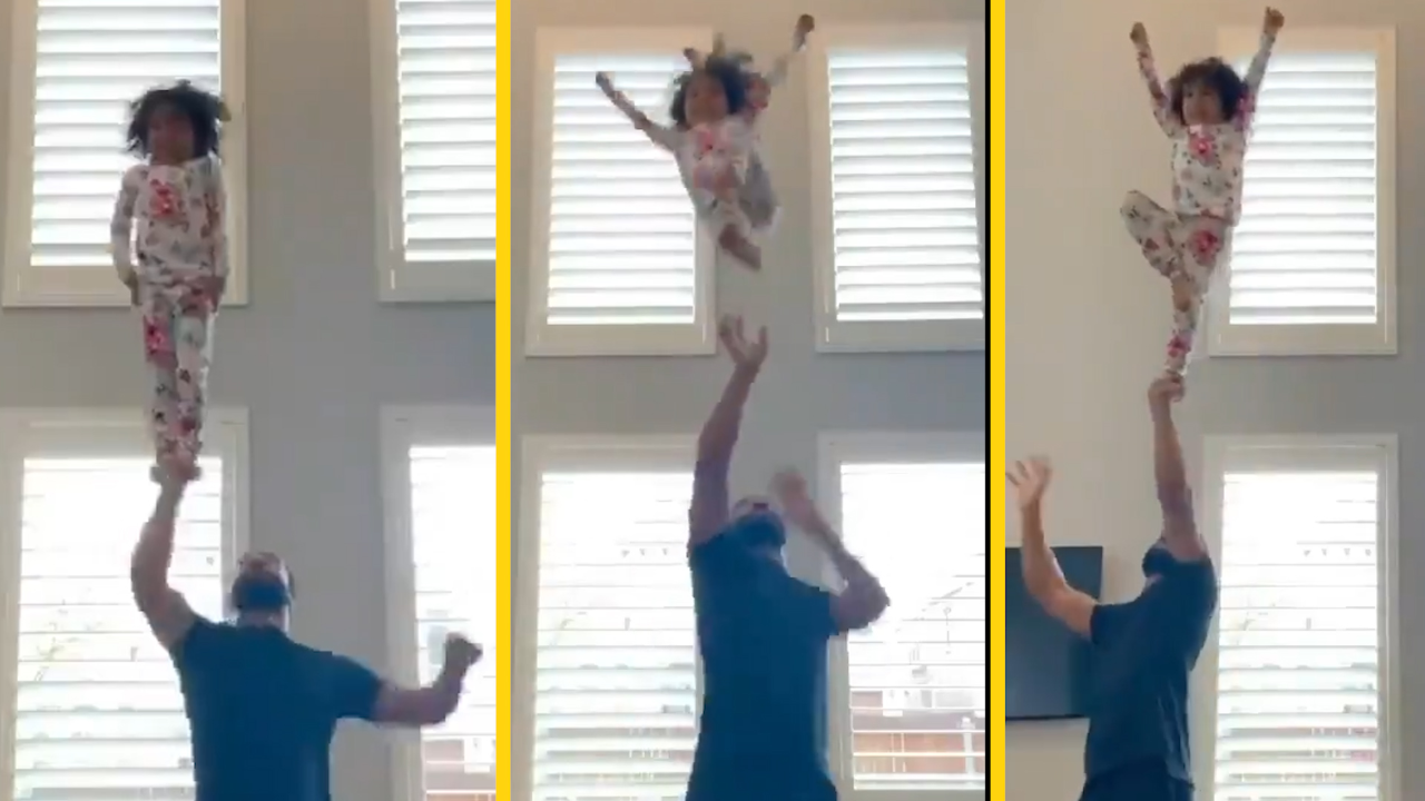 Watch: Incredible, but scary gymnastics video