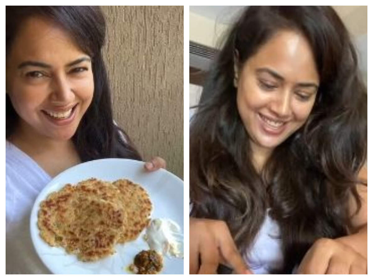 Sameera Reddy cooks Rice Rotla with mother-in-law and their chemistry ...