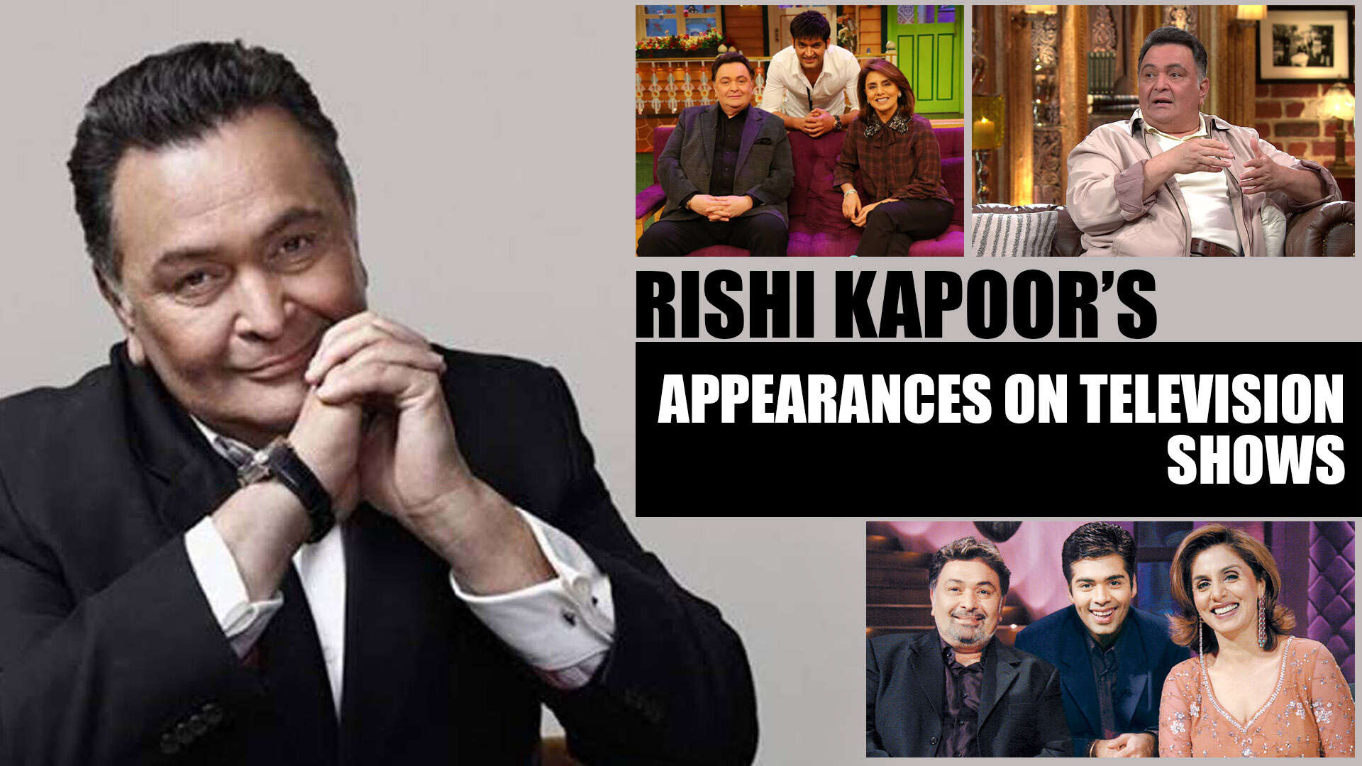 Rishi Kapoor dies at 67; A look at his jovial appearances on TV shows