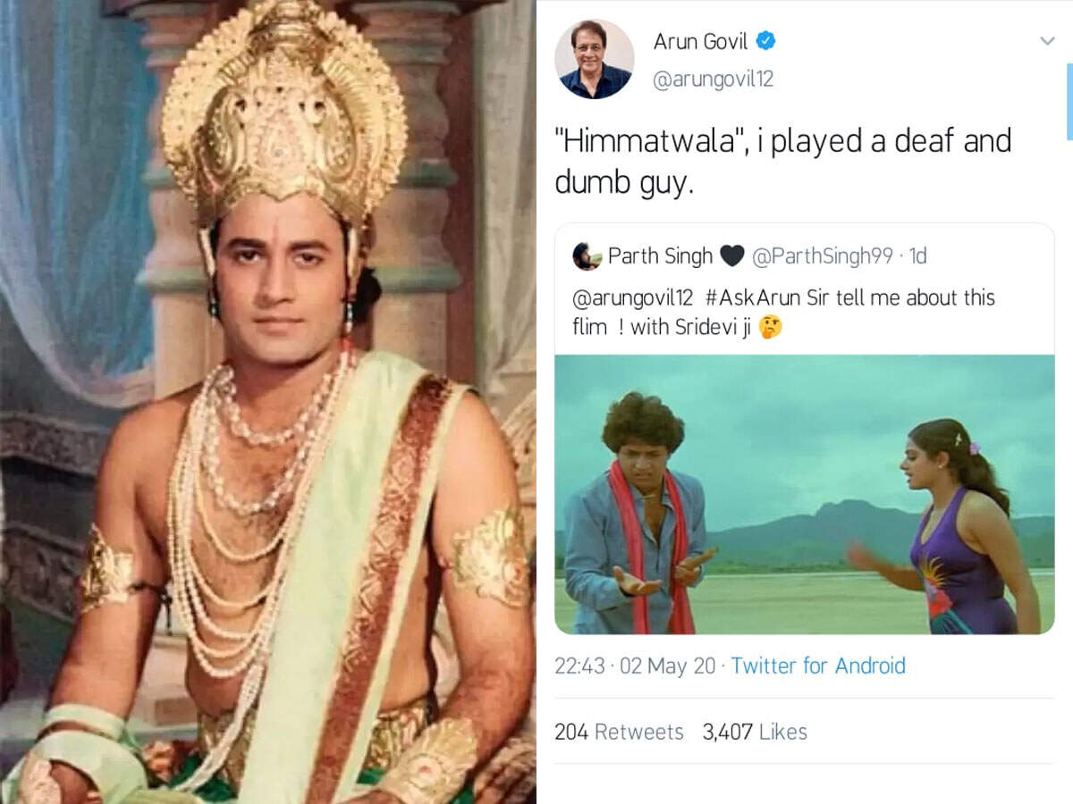 Did you know Ramayan's Ram aka Arun Govil worked with Sridevi in ...