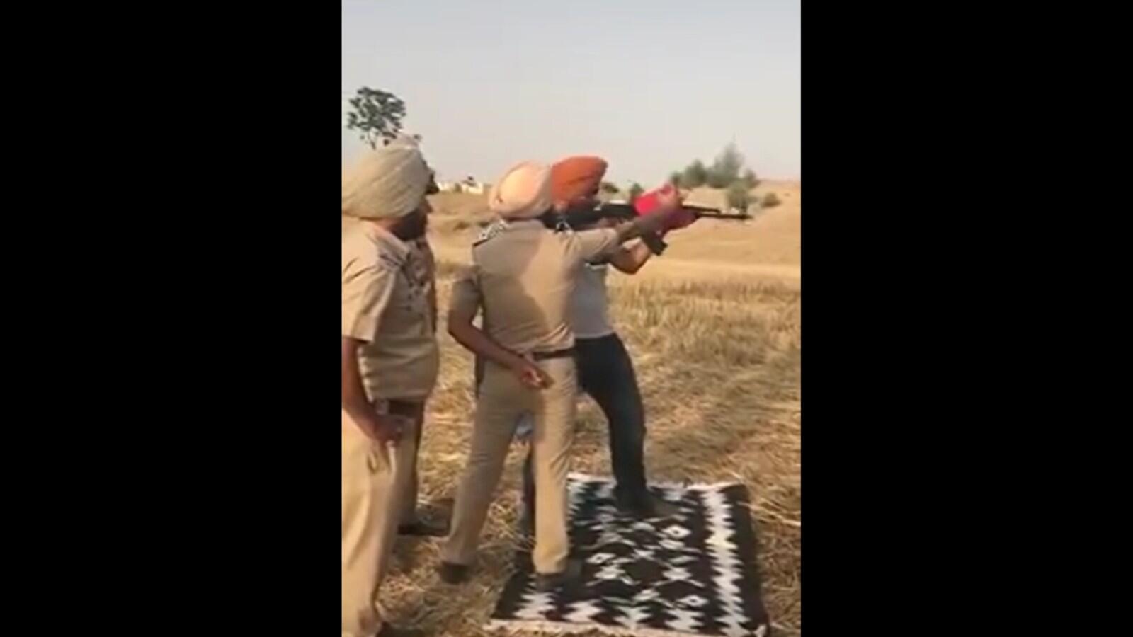 Punjabi singer booked after a video of him firing an AK-47 assault ...