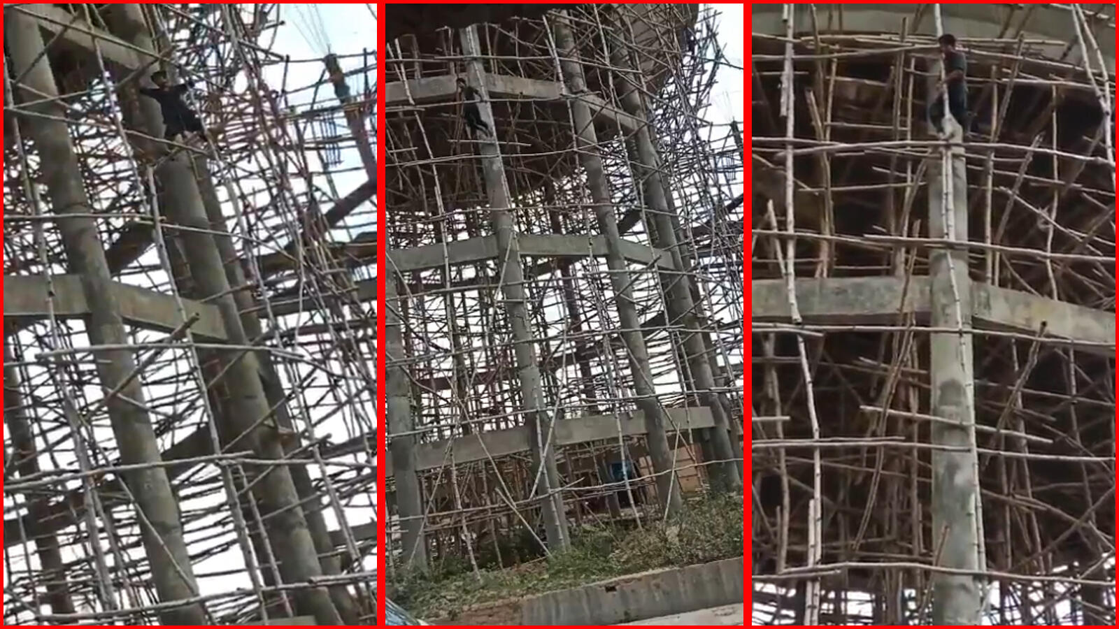 Man climbs atop a water tank in UP, video goes viral