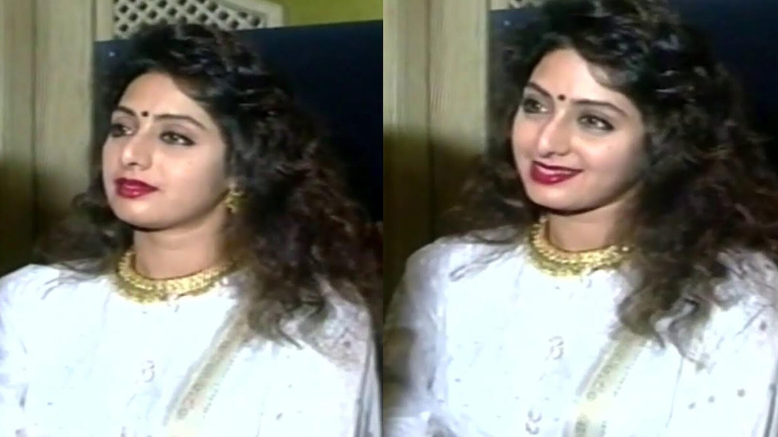 Rare video of late actress Sridevi talking about not 'taking a risk' by ...