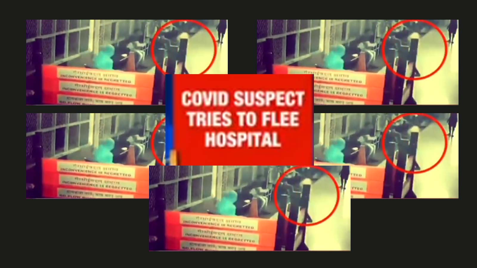 Shocking! Suspected COVID-19 patient tries to escape by jumping from ...
