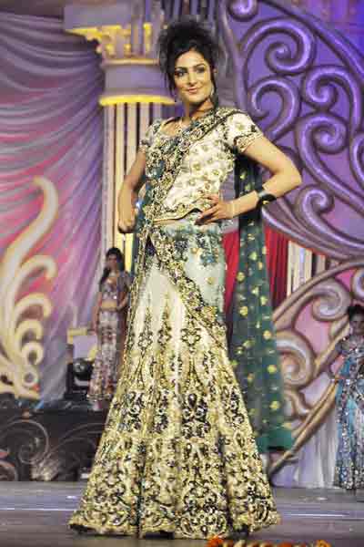 Model walks the ramp during the grand finale of 'Indian Princess ...
