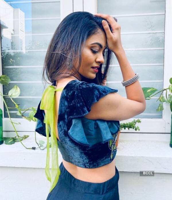 Shreya Rao dresses up the traditional way