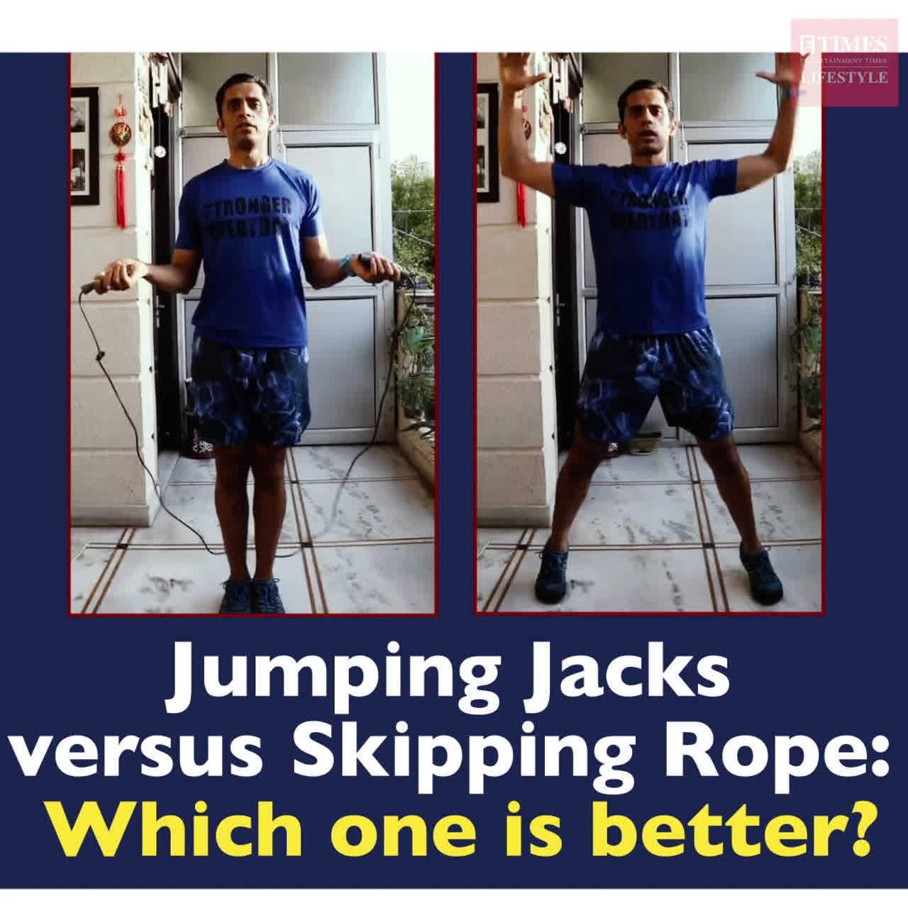 Jumping Jacks versus Skipping Rope: Which one is better