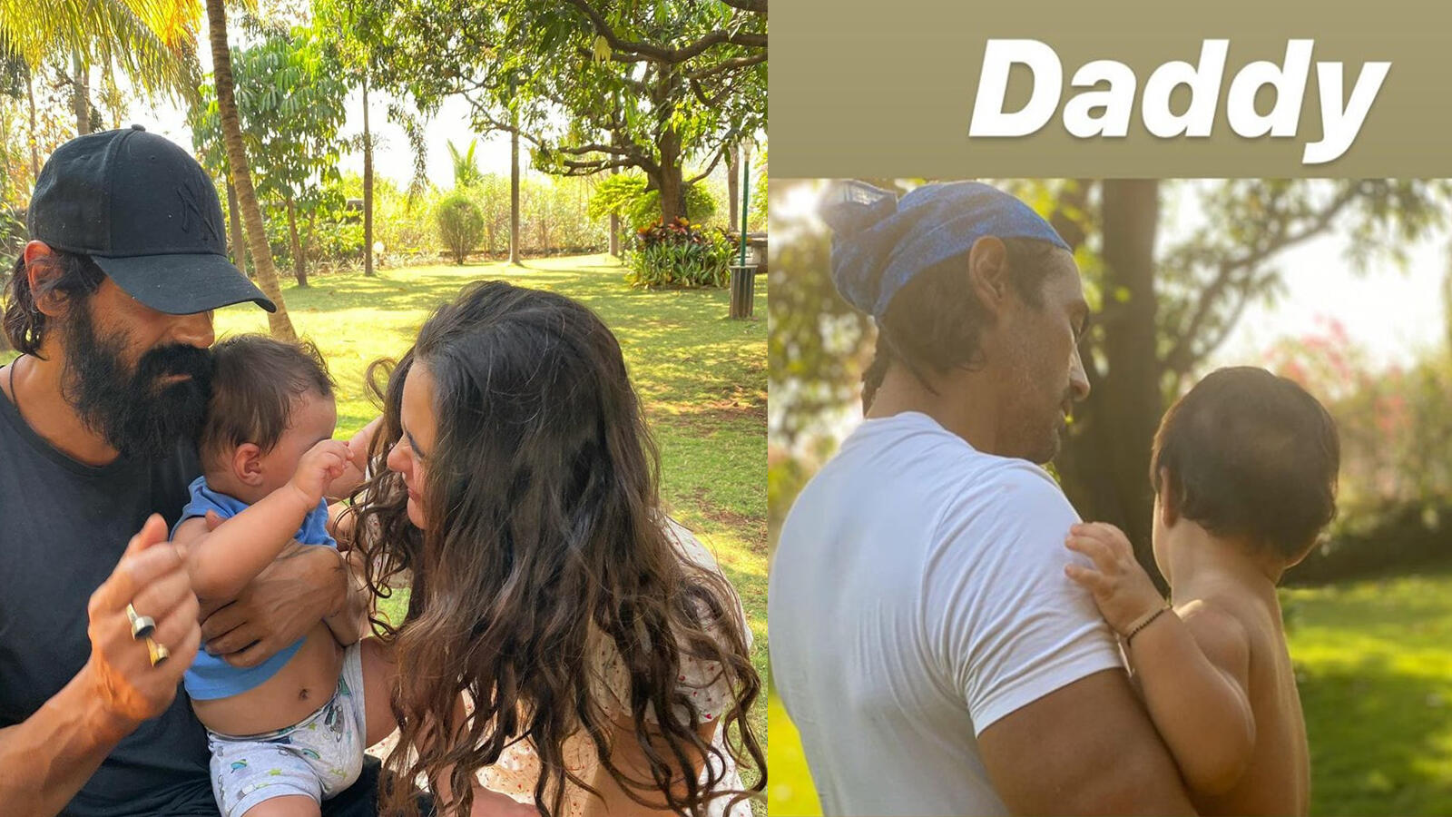 Arjun Rampal holding baby boy Arik in this dreamy picture is sure to ...