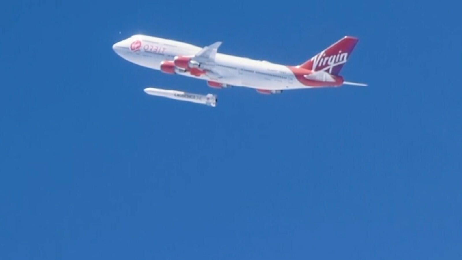 US: Virgin Orbit rocket fails after launch from Boeing 747 jetliner