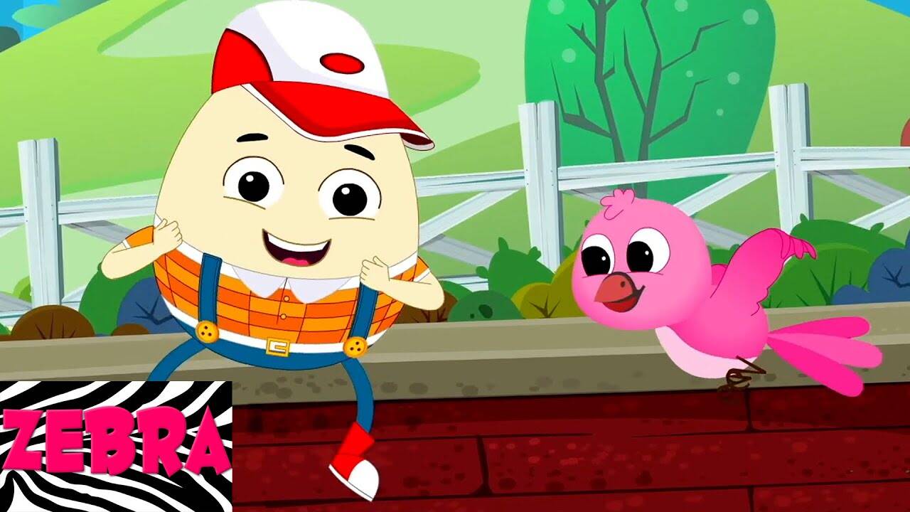 Popular Kids Songs and English Nursery Rhyme 'Humpty Dumpty Sat On A ...