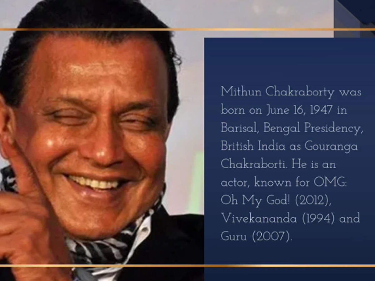 Mithun Chakraborty: Evergreen characters portrayed by the ‘Disco King ...