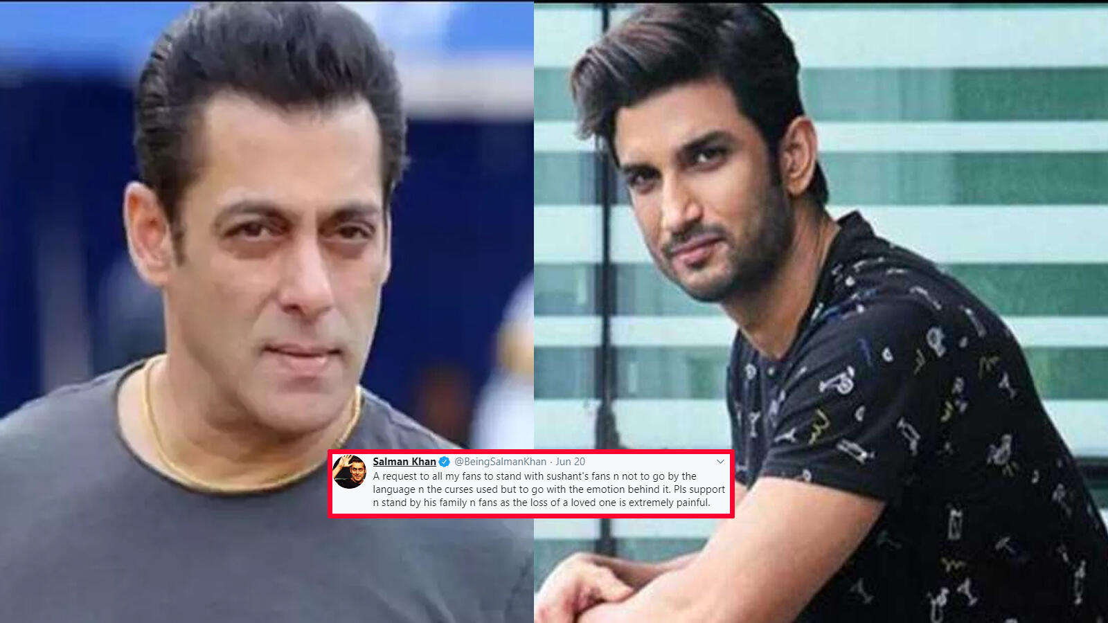 Sushant Singh Rajput suicide case: Salman Khan urges fans to ‘support ... Sushant Singh Rajput suicide case: Salman Khan urges fans to ‘support ...