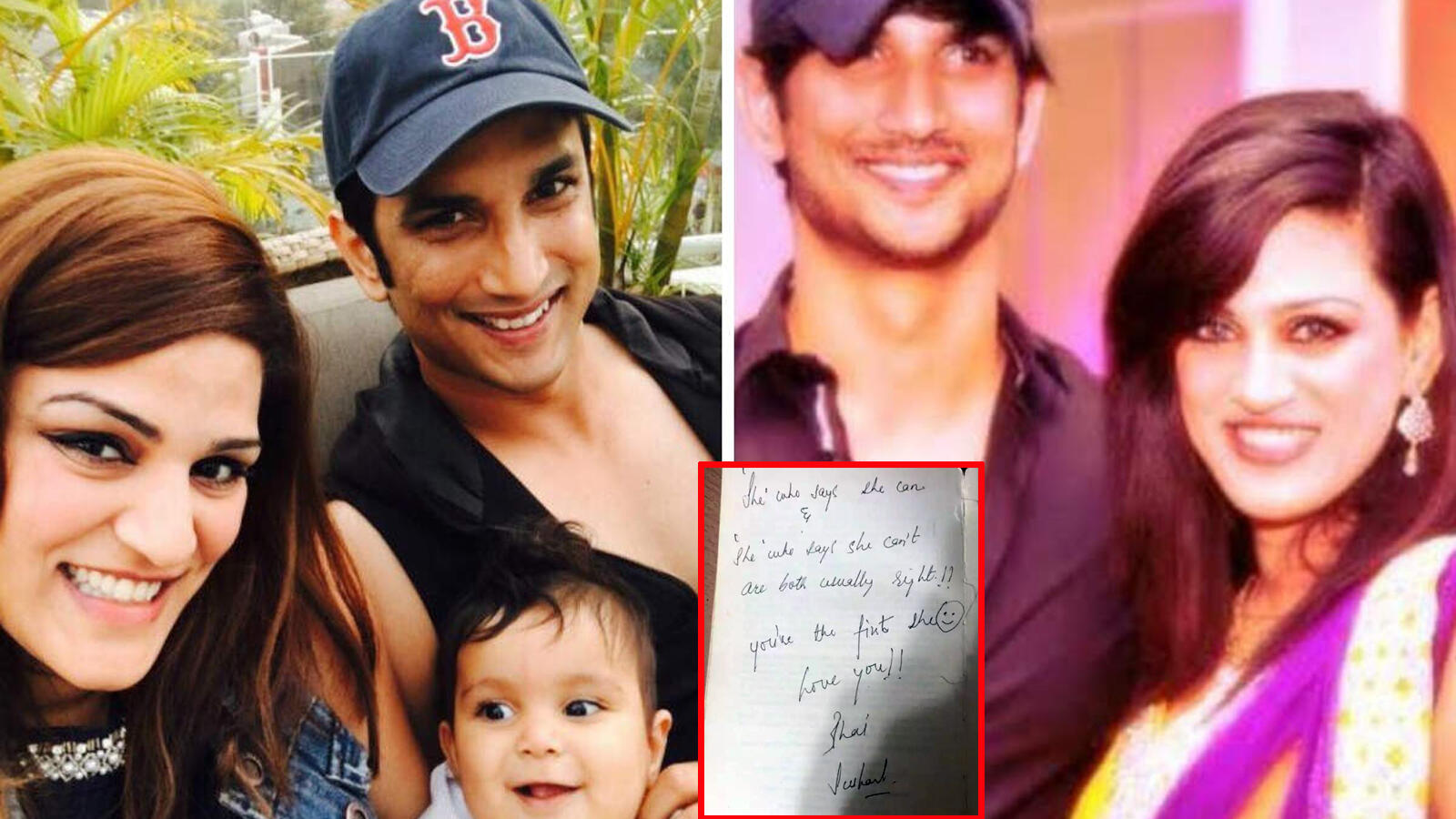 This handwritten note by Sushant Singh Rajput for his sister Shweta ...