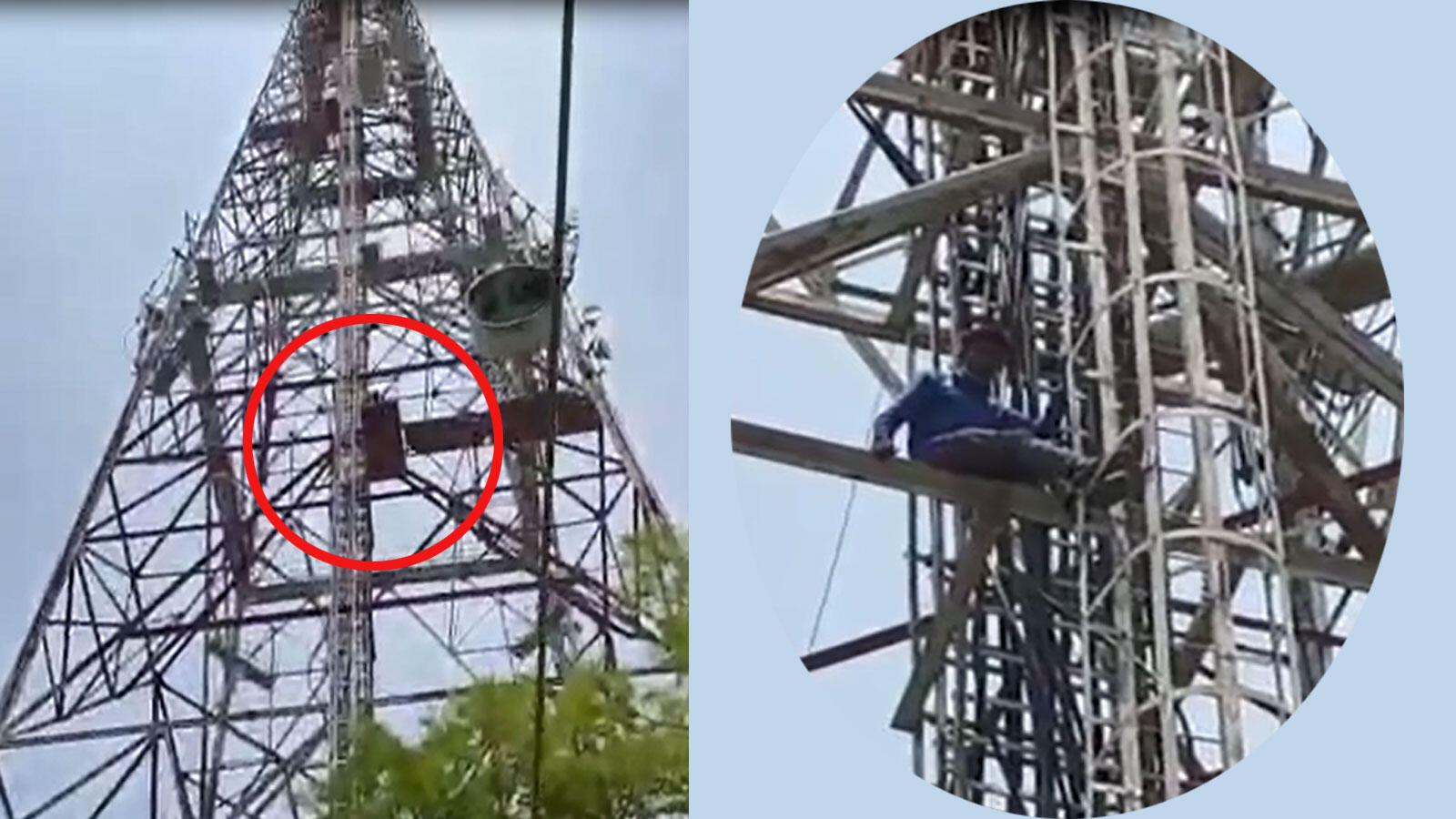 Man climbs up 200-ft high BSNL tower in Jaipur to commit suicide ...