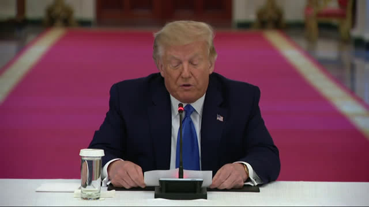 Trump: Radical politicians want to 'defund' police