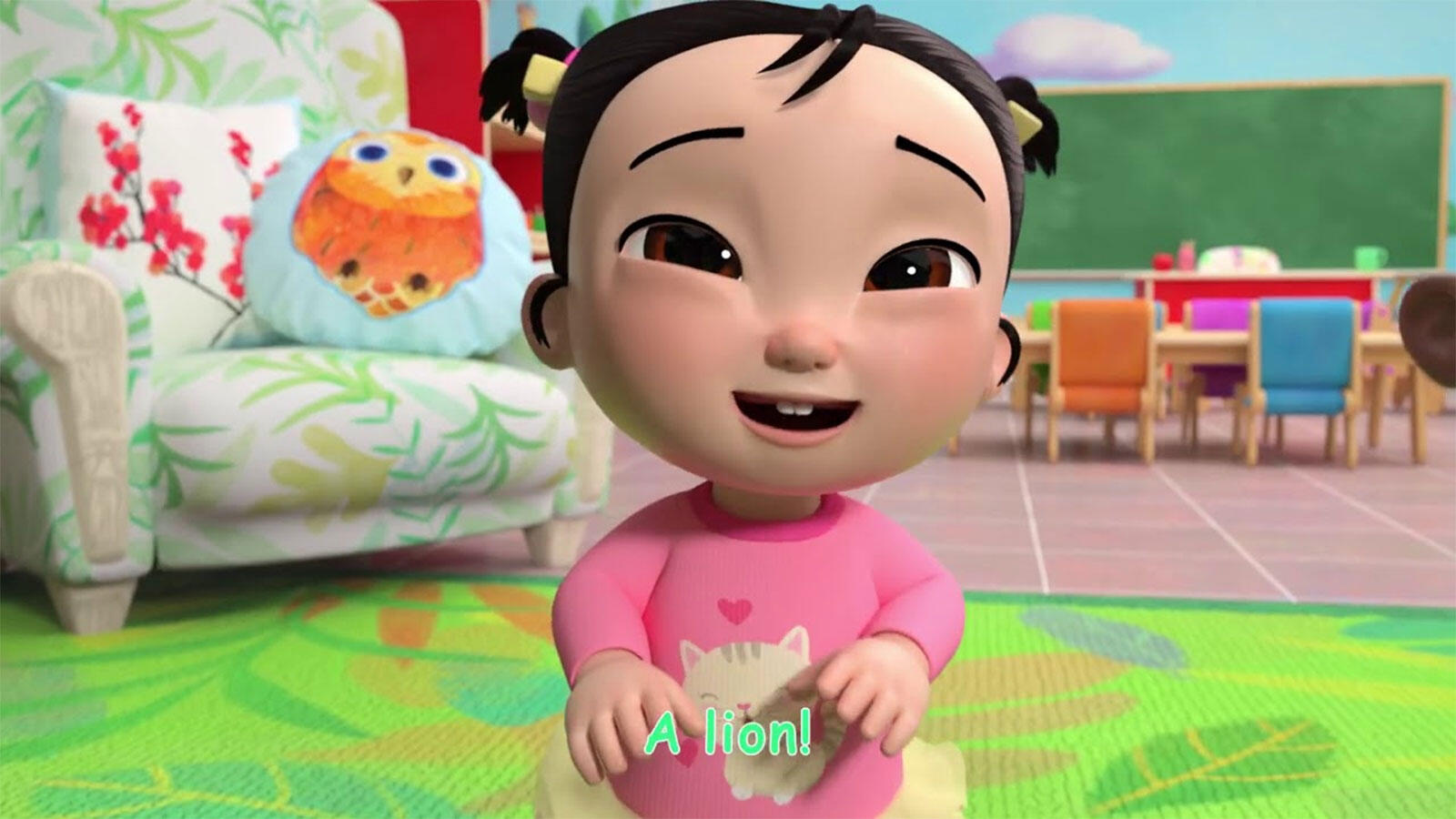 English Kids Poem: Nursery Song in English 'Class Pet Sleepover'