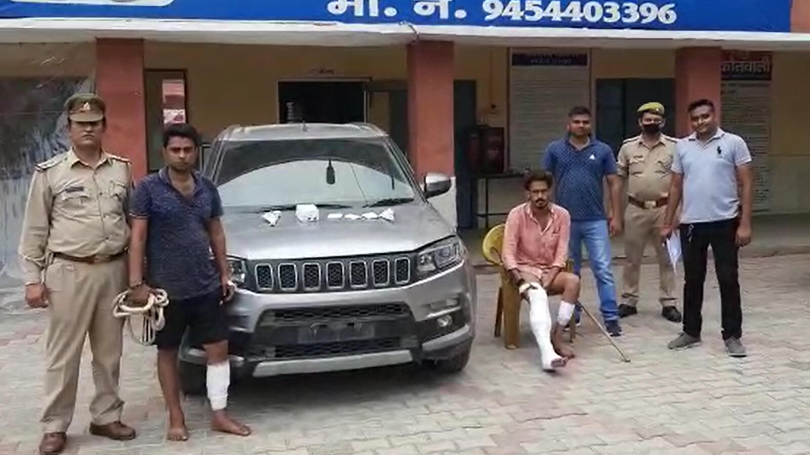 Greater Noida: Police arrest 2 dreaded gangsters of Sundar Bhati gang