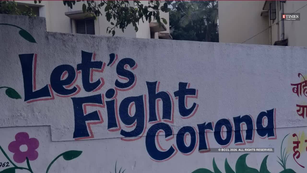 social distancing: Social message through wall paintings by Pune artists