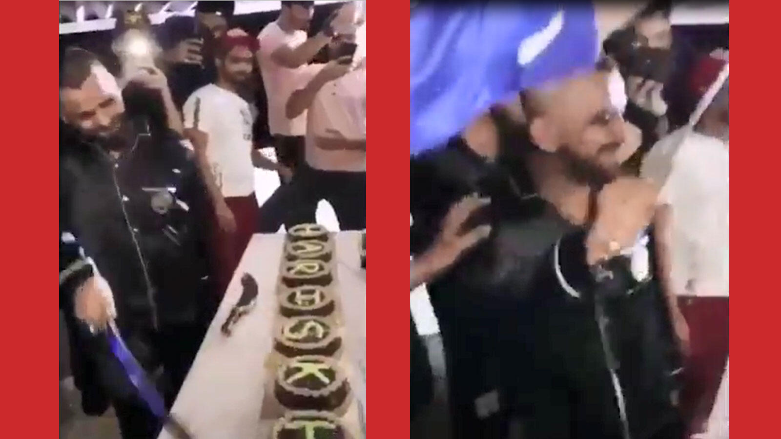 Video: Mumbai man cuts birthday cake with sword, held