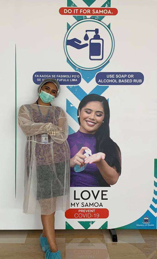 Samoan beauty queen has been helping her country stay Covid-free