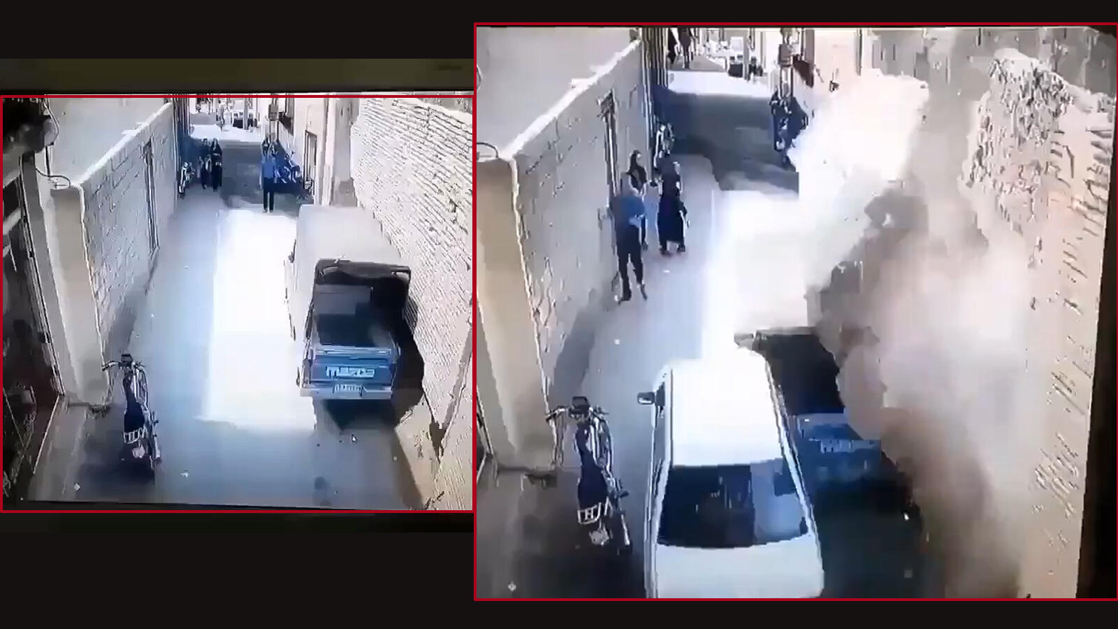 Wall collapse: How this man saved himself