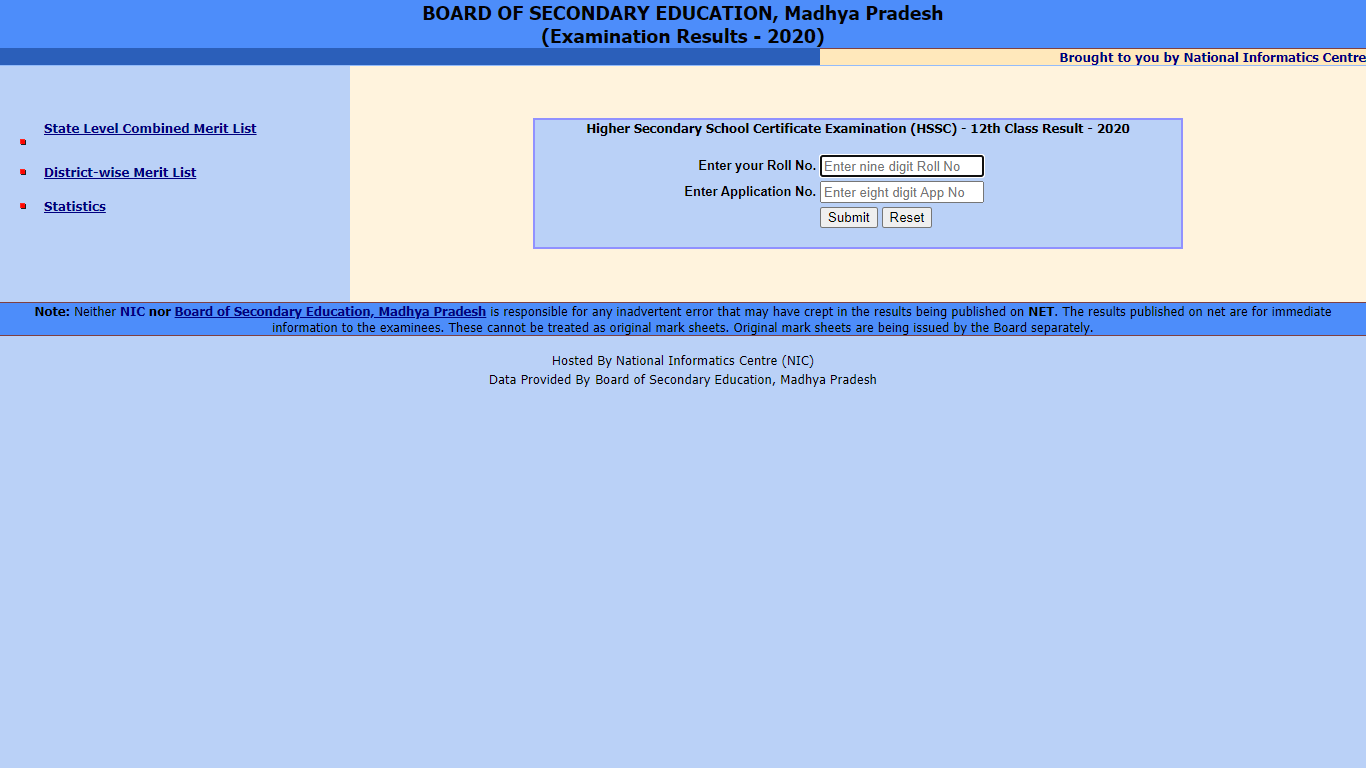 How to check MP Board 12th result 2020?