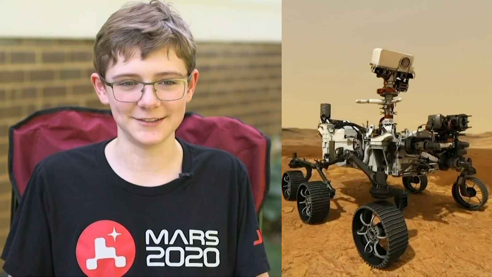 US: Meet the boy who named Nasa's Mars rover