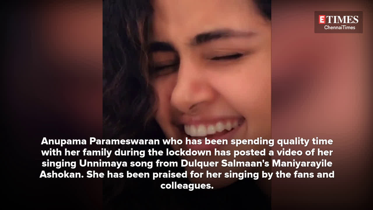 Anupama brings out the singer in her