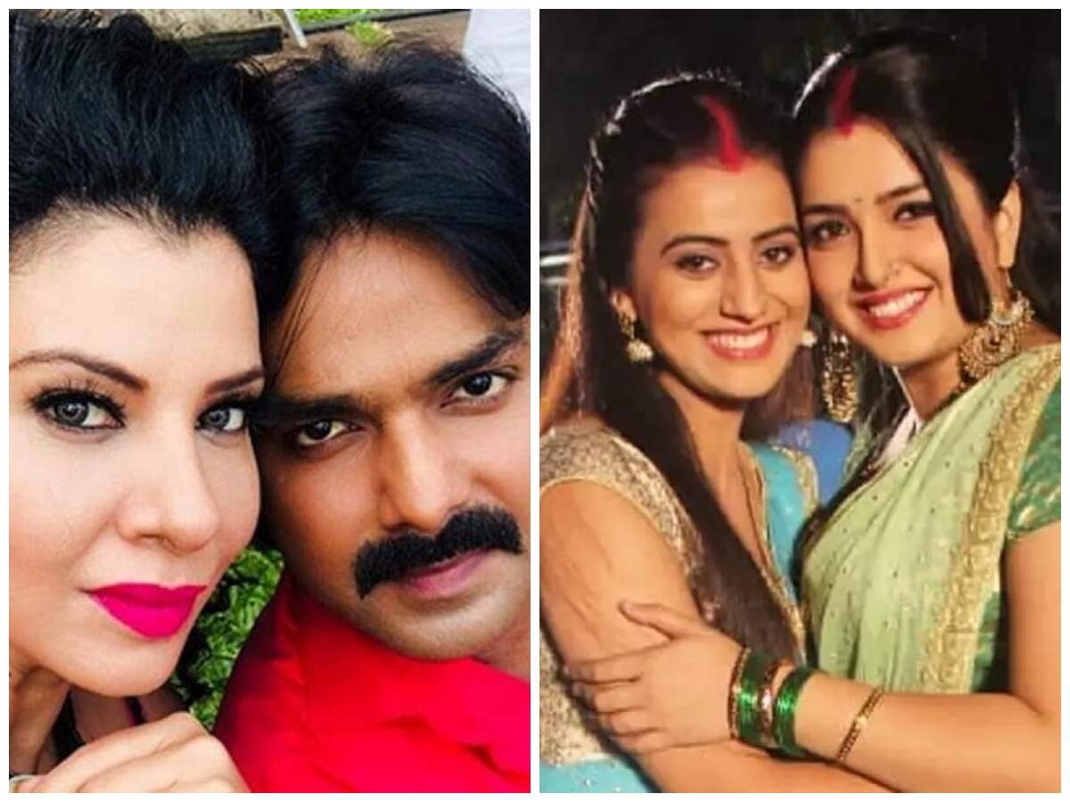 Pawan Singh-Sambhavna Seth to Aamrapali Dubey-Akshara Singh: BFFs of Bhojpuri cinema