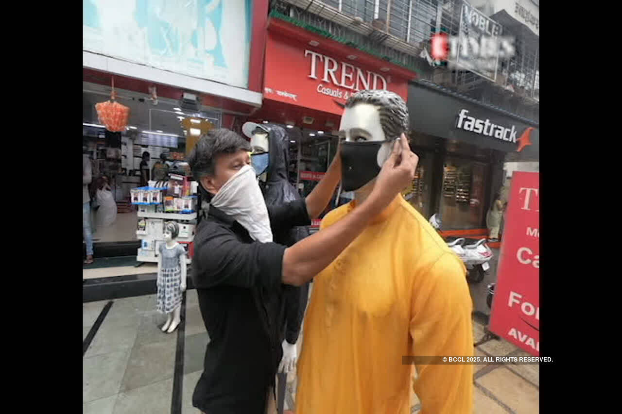 Waterproof masks are in demand along with normal masks