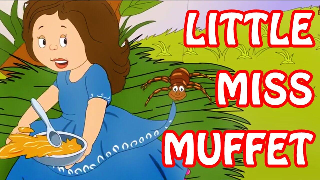 English Nursery Rhymes: Kids Video Song in English 'Little Miss Muffet'