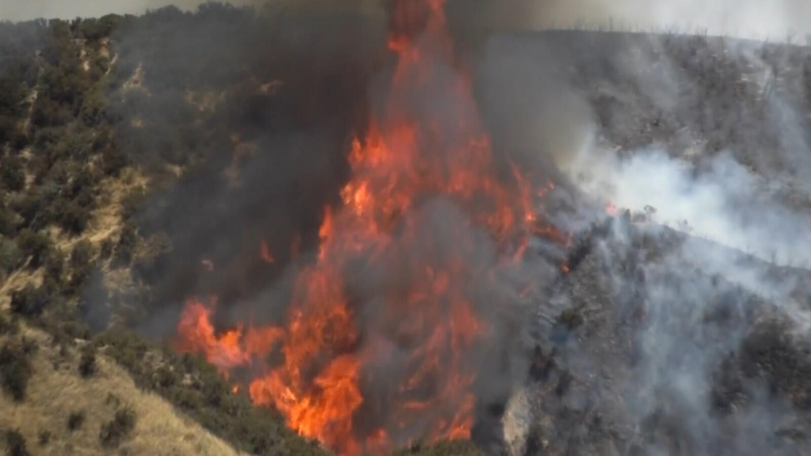 US: Southern California crews battle 'Apple Fire'