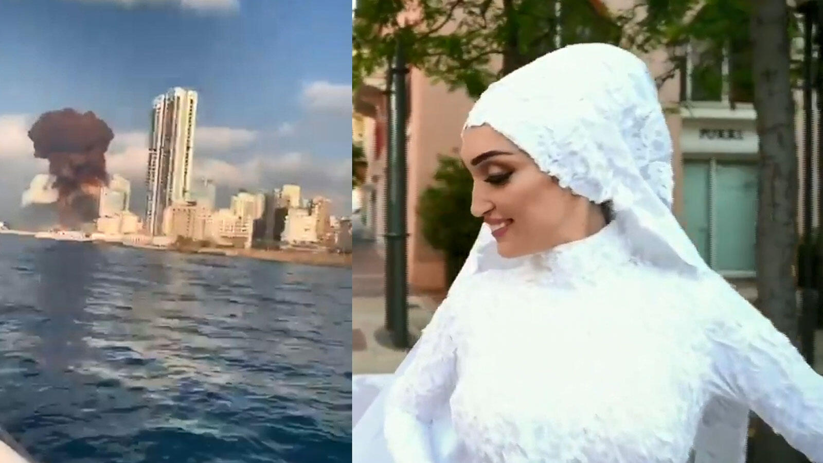 Lebanon explosion: When a wedding shoot got interrupted