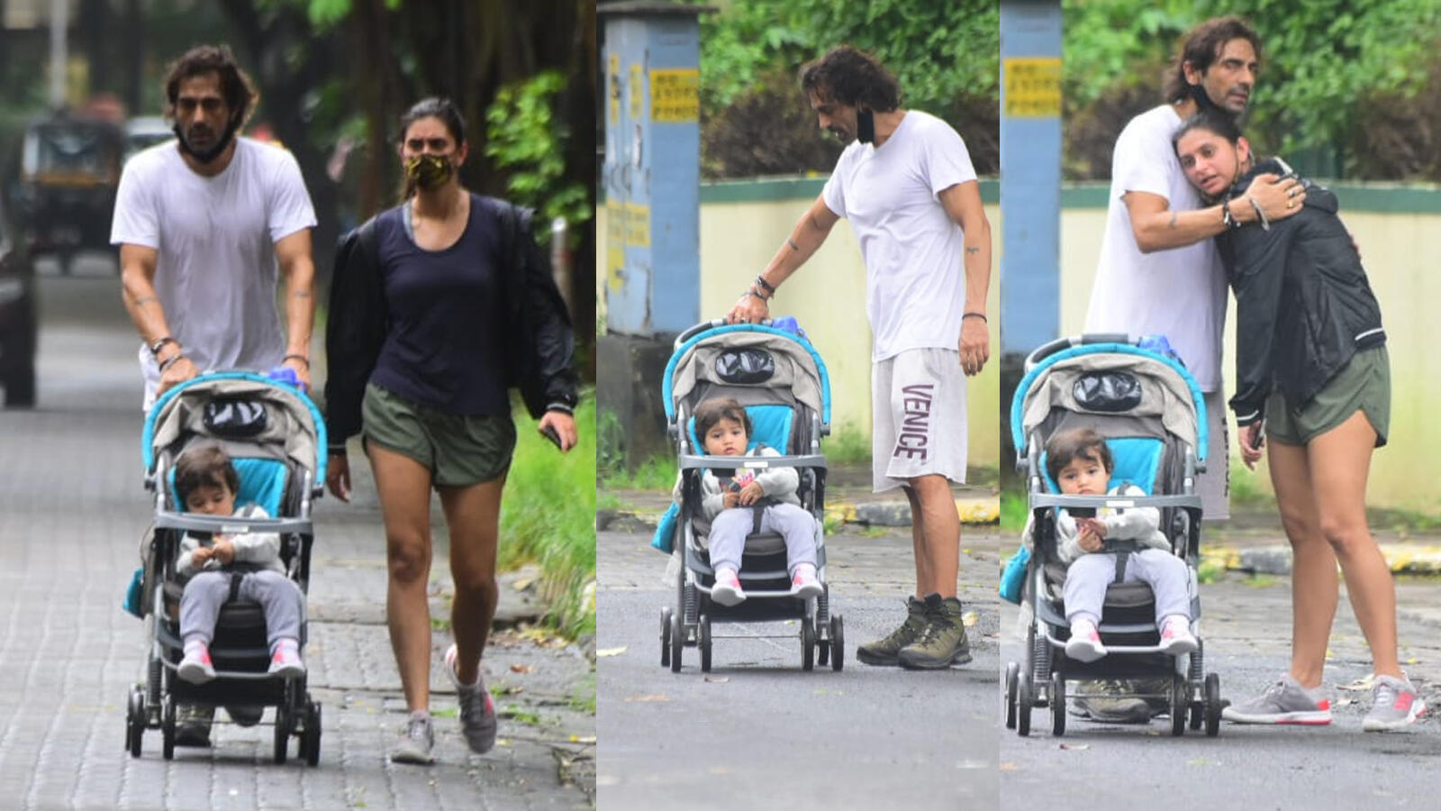 Arjun Rampal spends time with kids Arik Rampal and Mahikaa Rampal as ...