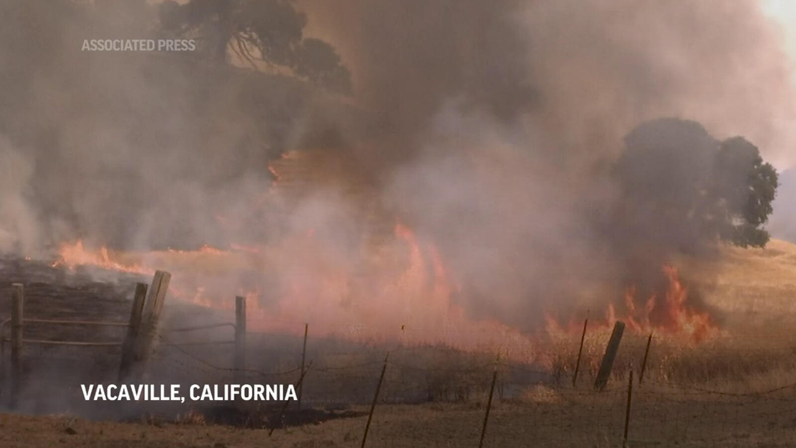 Crews battle wildfires across northern California