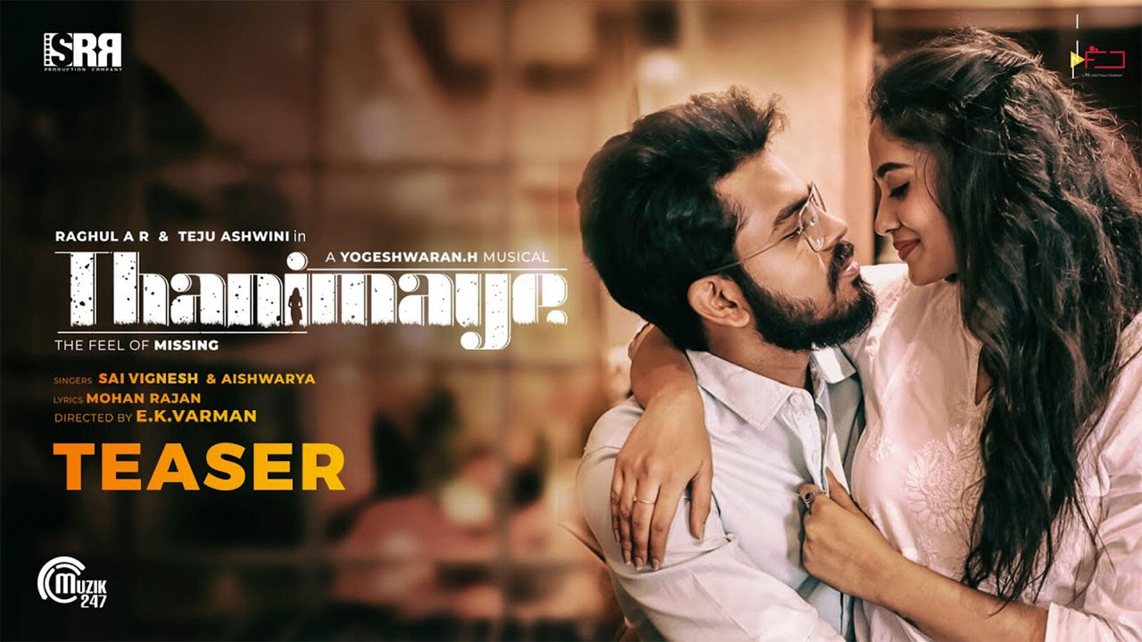 Watch Latest Tamil Music Video Song 'Thanimaye' (Teaser) Sung By Sai ...
