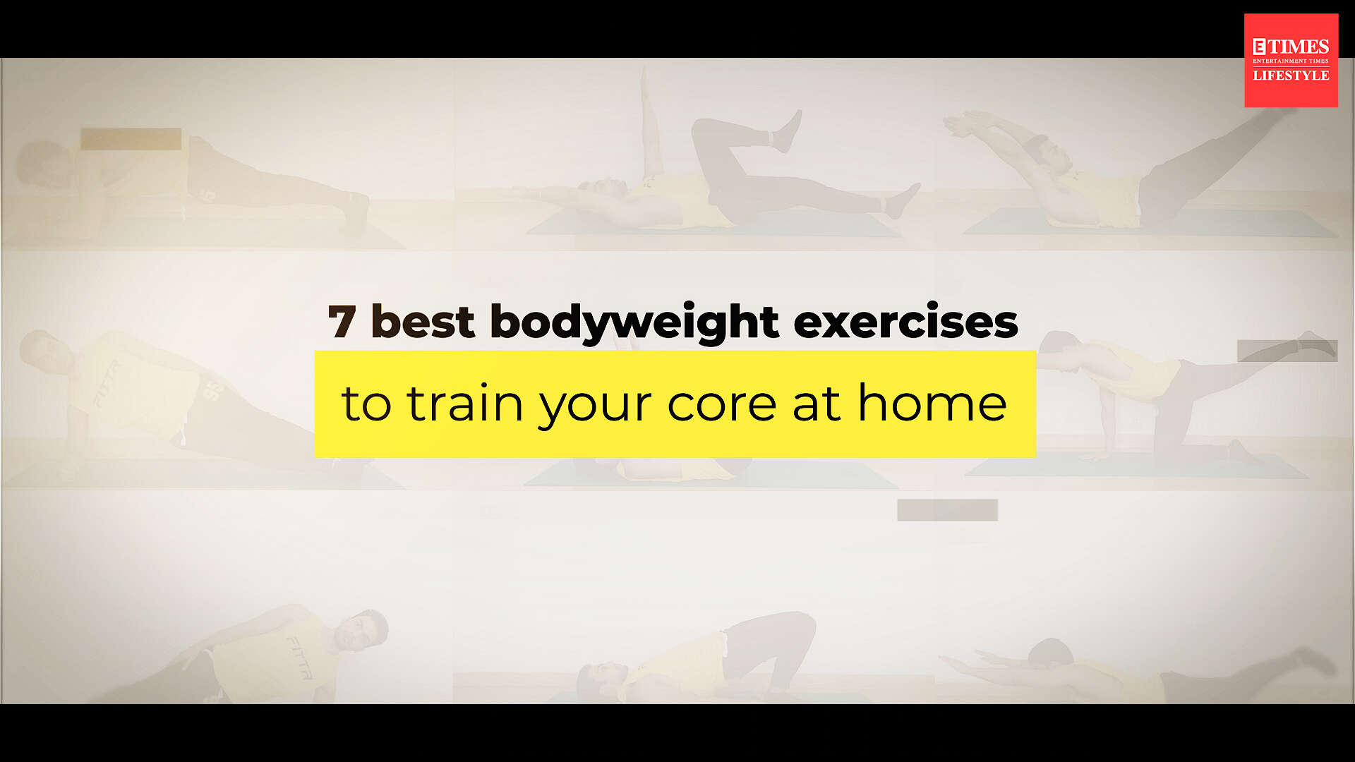 7 best bodyweight exercises to train your core at home
