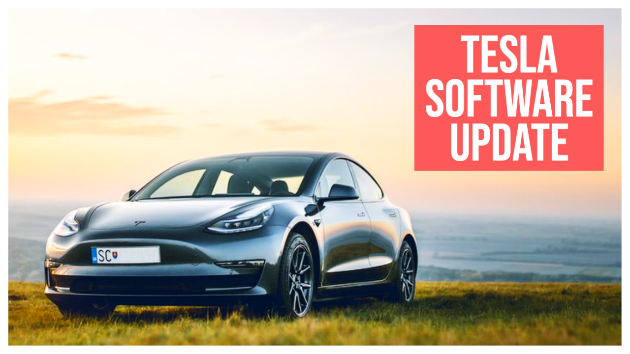 Tesla cars new software update to enable detection of speed limit signs