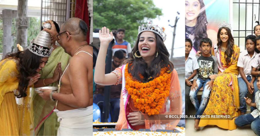 Throwback: A series of glorious homecoming moments from Miss India 2018