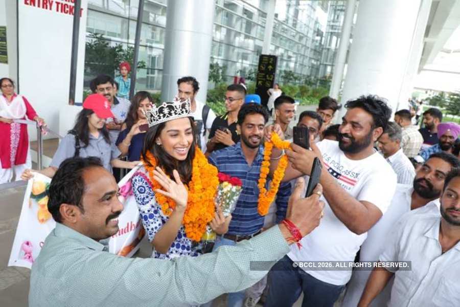 Throwback: A series of glorious homecoming moments from Miss India 2018