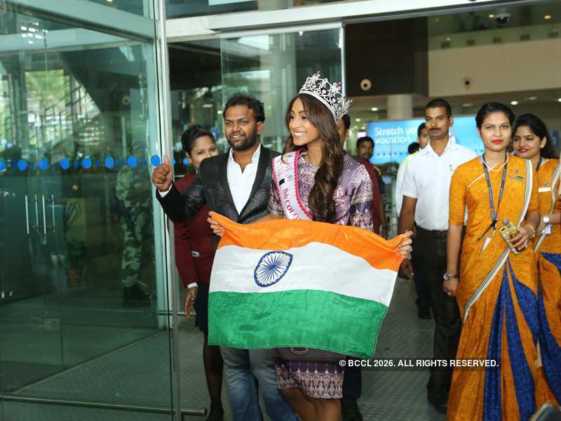 Throwback: A series of glorious homecoming moments from Miss India 2018