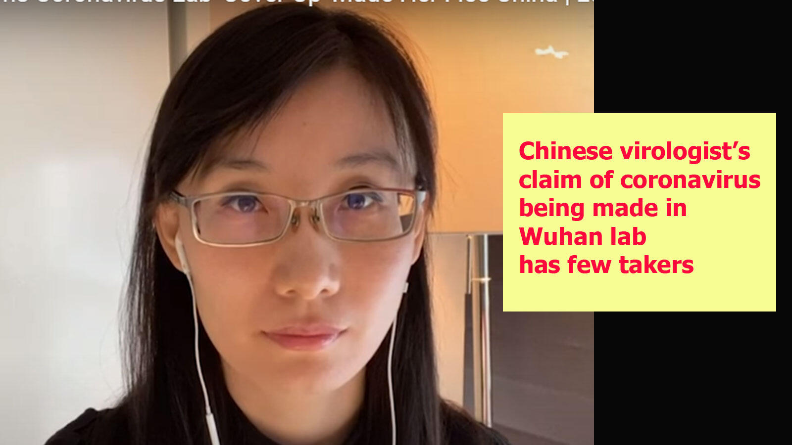 Chinese virologist’s claim of coronavirus being made in Wuhan lab has ...