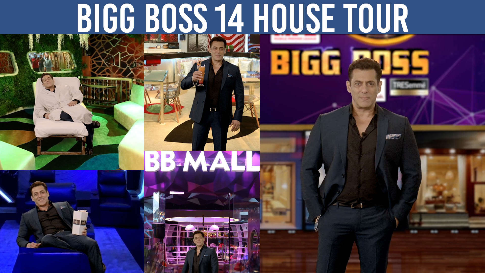 Bigg Boss 14: Salman Khan gives a tour of the lavish house with spa ...